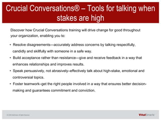 Crucial Conversations and Influencer | PPT | Business and Finance
