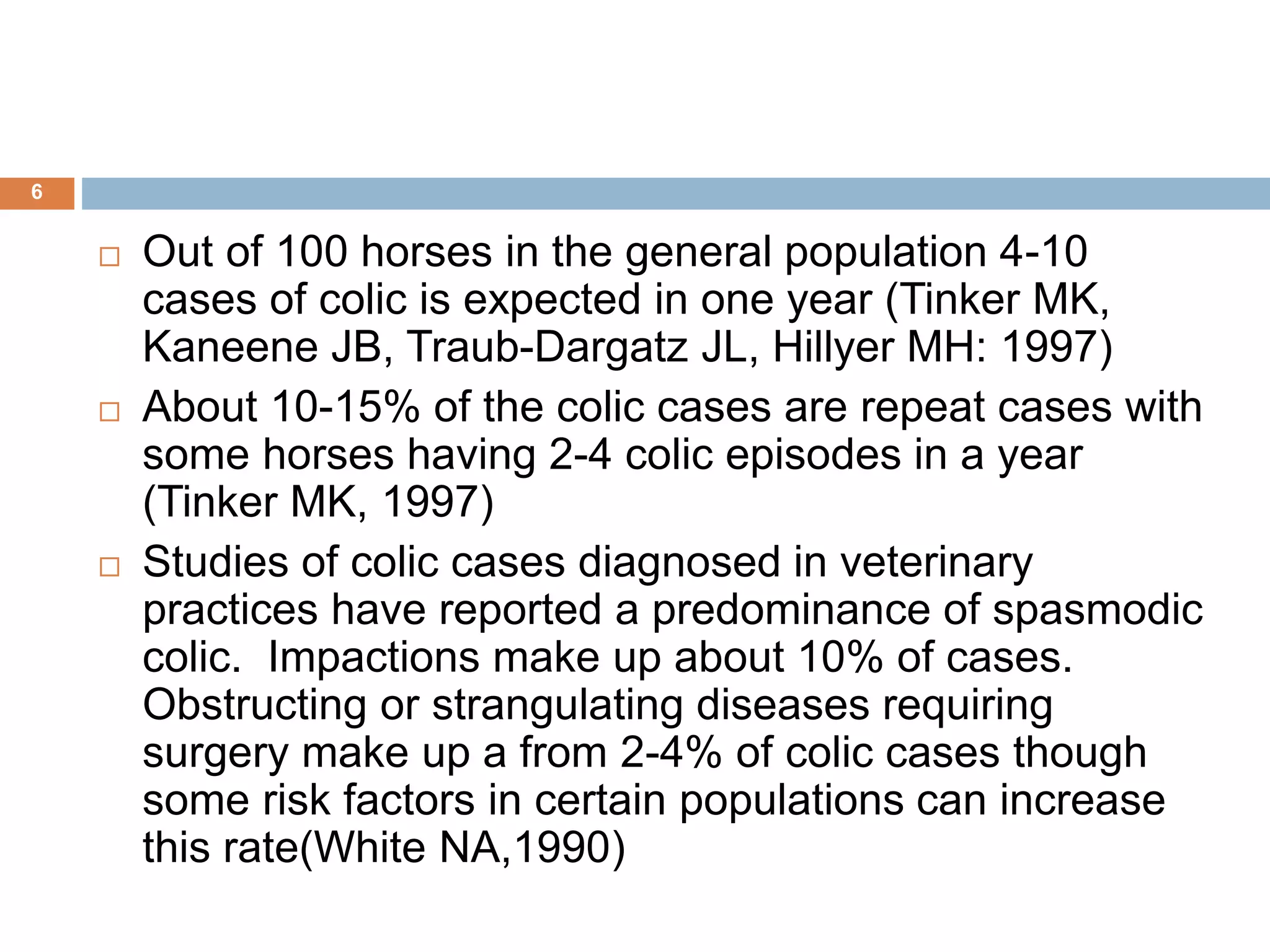 Colic in horses | PPTX