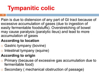 Colic in horses | PPTX