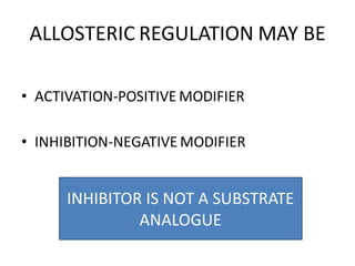 Enzyme Regulation | PPT