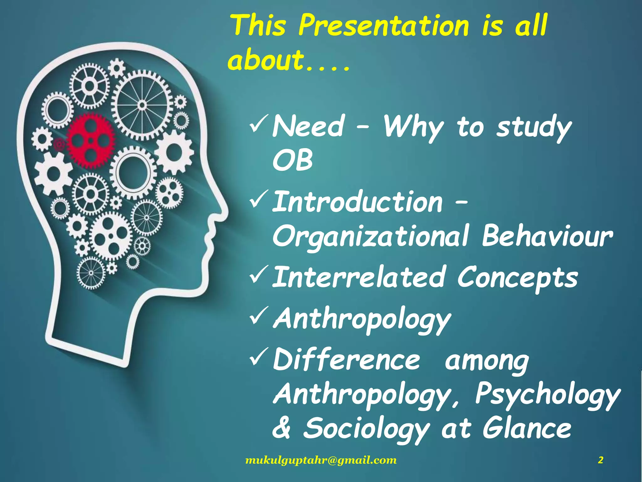 OB - Anthropology | PPTX