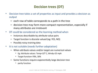 CC282 Decision trees Lecture 2 slides for CC282 Machine ... | PPT