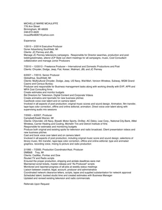 MichelleMcAuliffeResume | PDF