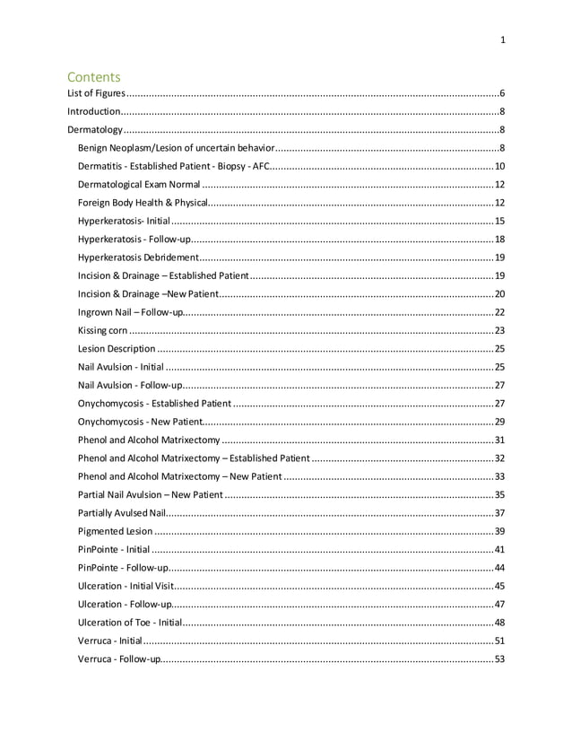 Podiatric Practice Templates Full_Final Edit | PDF