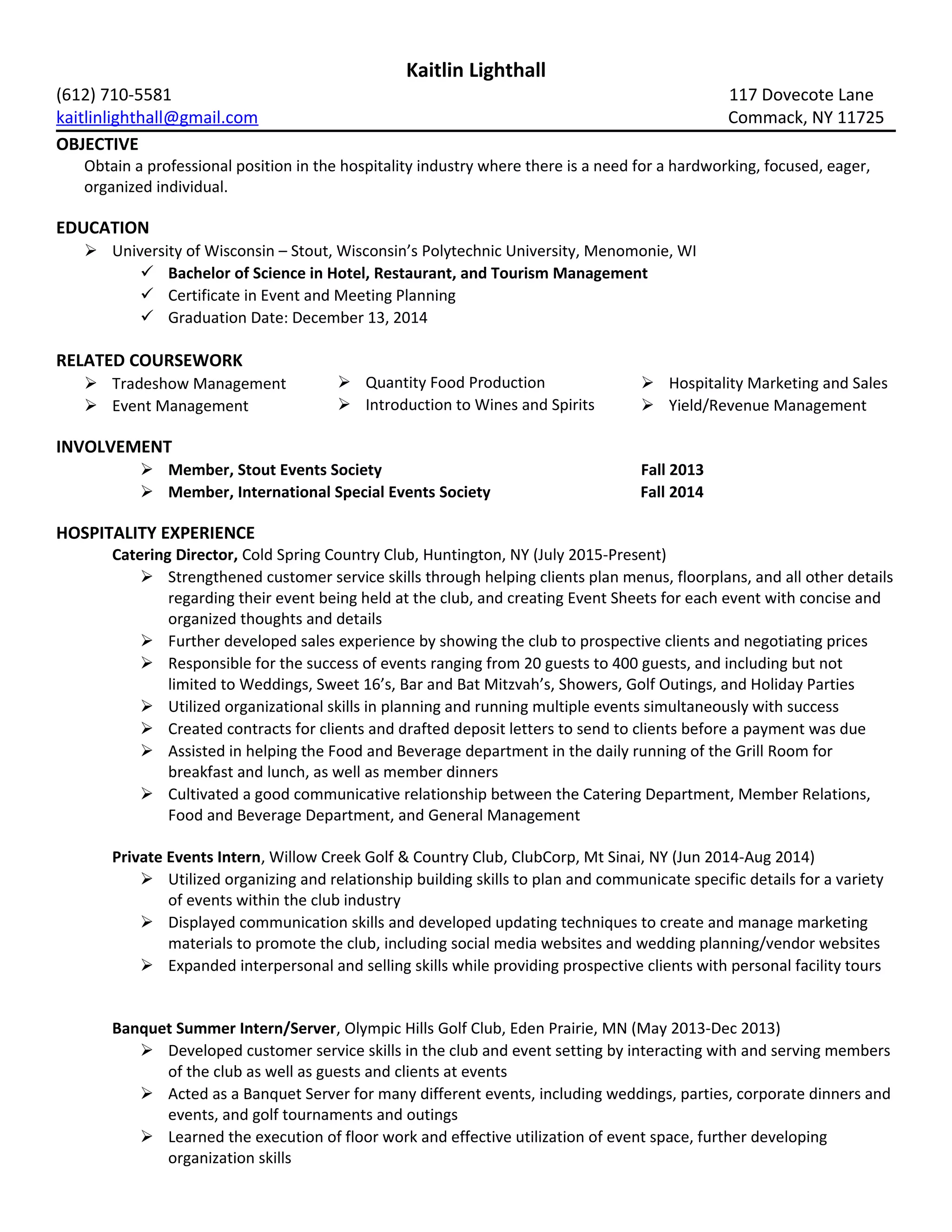 New Resume | DOC