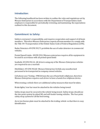 Monaco Enterprises SOP | DOCX