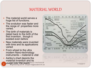 ces edupack material selection | PPTX
