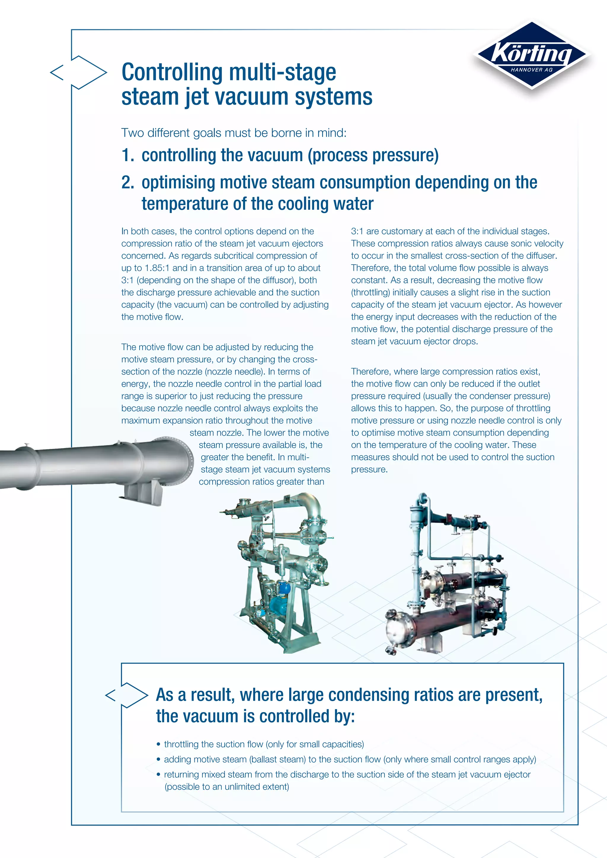 Multistage-steam-jet-vacuum-ejectors | PDF