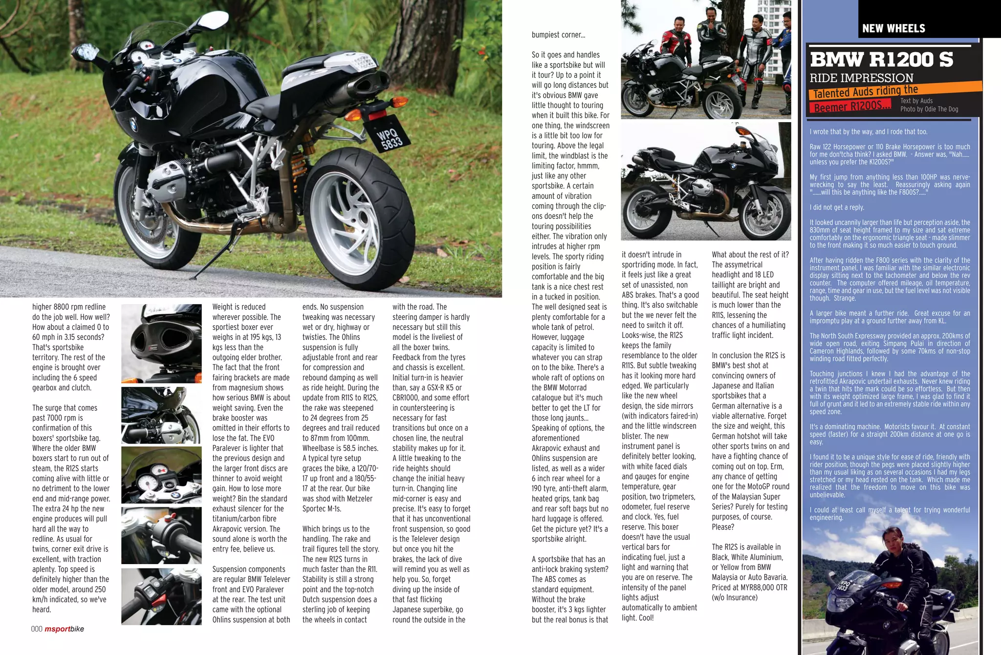 New Wheels BMW R1200S | PDF | Motorcycle Sports | Auto Racing