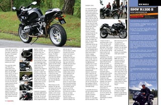 New Wheels BMW R1200S | PDF | Motorcycle Sports | Auto Racing
