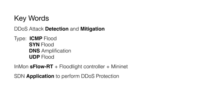 DDoS Attack Detection & Mitigation in SDN | PDF | Computer Networking ...
