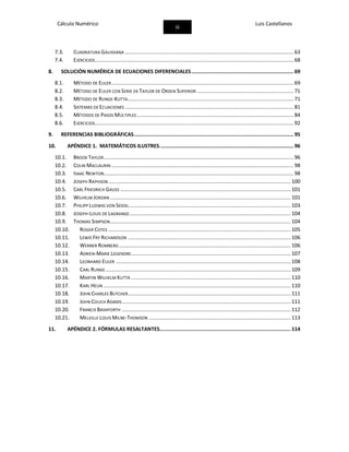 calculos numericos de Castellanos | PDF