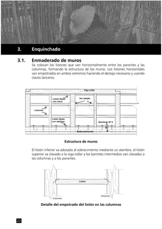 Manual de Como construir viviendas de quincha mejorada | PDF