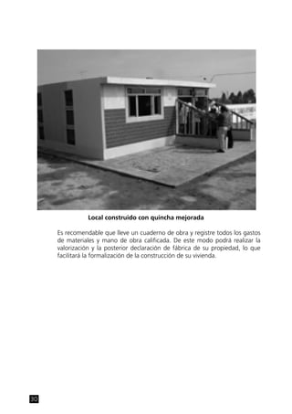 Manual de Como construir viviendas de quincha mejorada | PDF