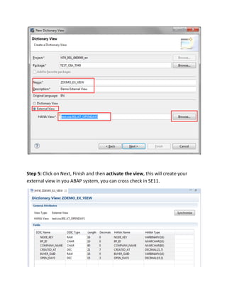 External View Creation Guide | PDF