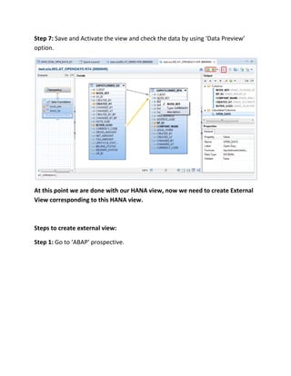 External View Creation Guide | PDF