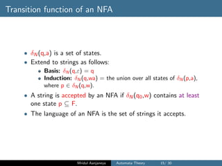 Graph representation of DFA’s Da | PDF