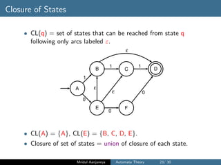Graph representation of DFA’s Da | PDF