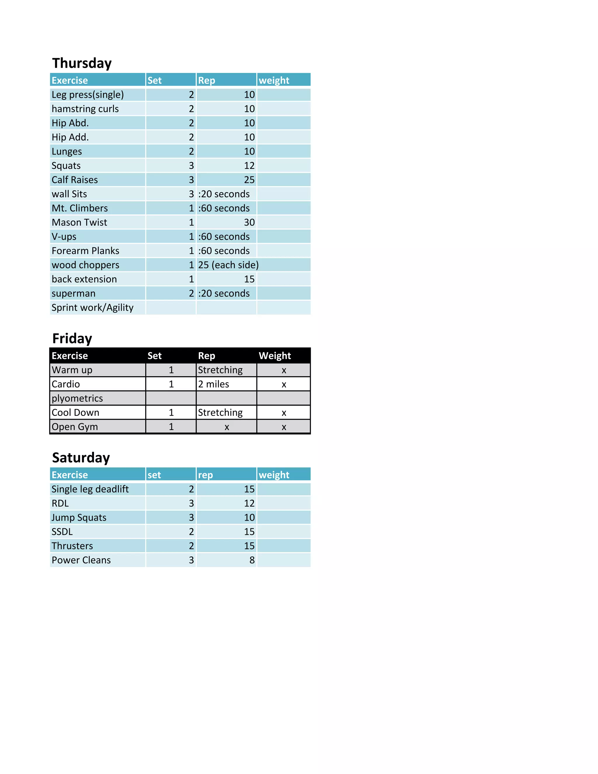 Basketball workout program | PDF | Participant Sports | Fitness and ...