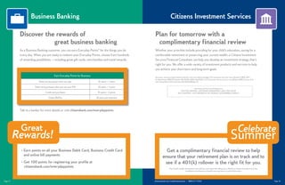 Citizens Bank Celebrate Summer Catalog | PDF | Credit Cards | Personal Debt