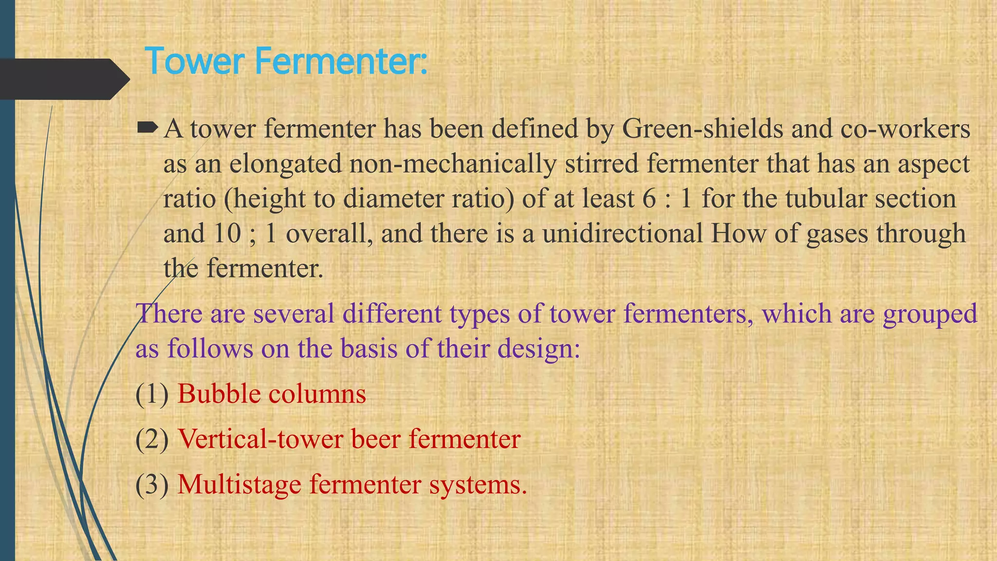 Bioreactors (Fermenters) | PPTX