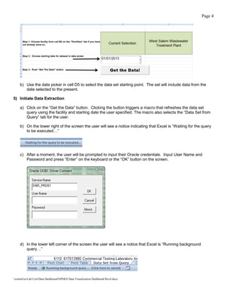 NPDES Data Visualization Dashboard Rev4 | PDF
