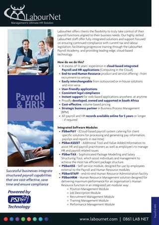 LabourNet Corporate Brochure | PDF