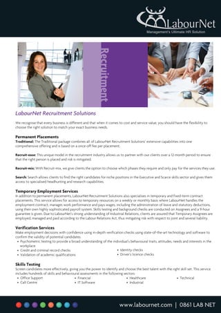 LabourNet Corporate Brochure | PDF