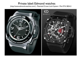Swiss Made Watch examples realized by 121time | PDF