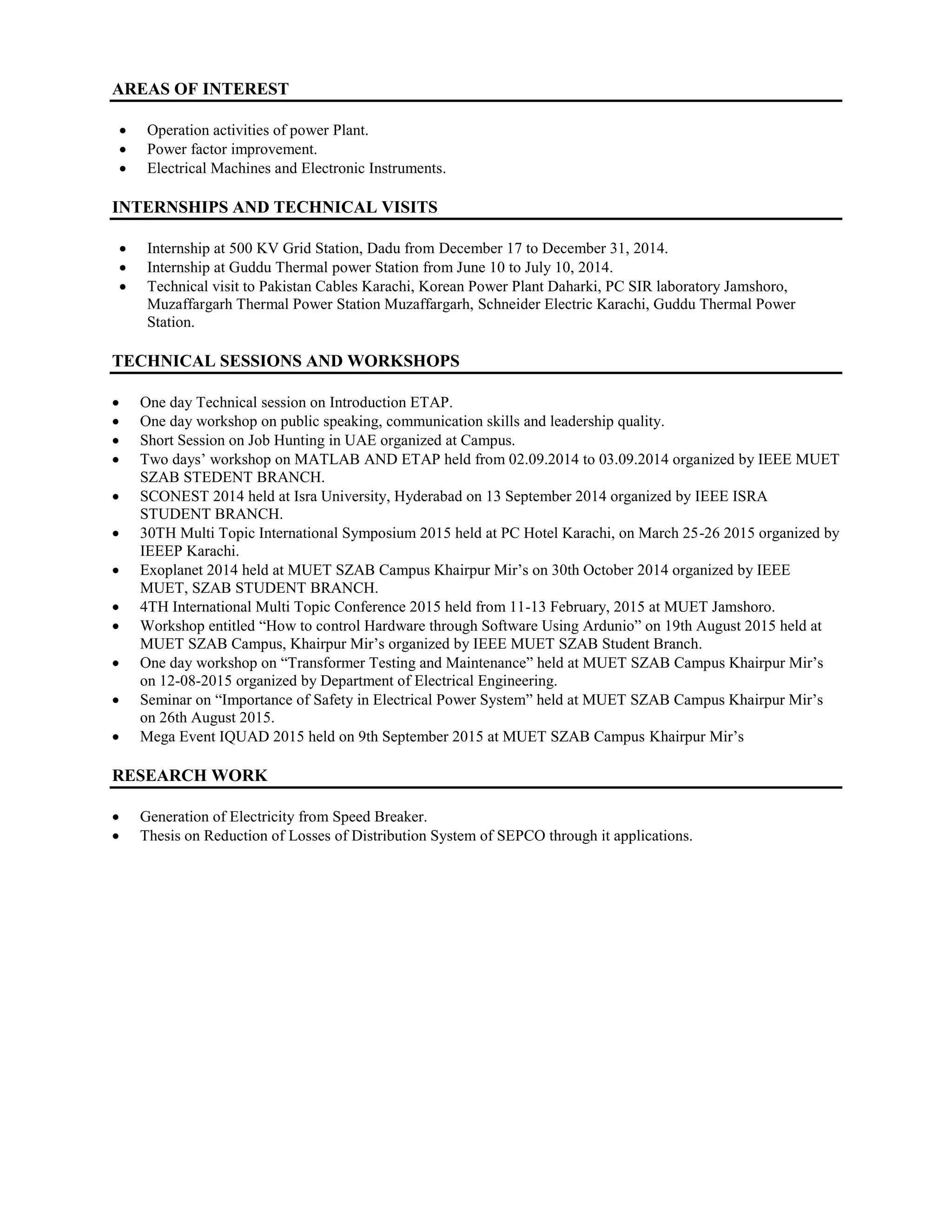 Muntazar-Hussain-Jamali-CV.. | PDF