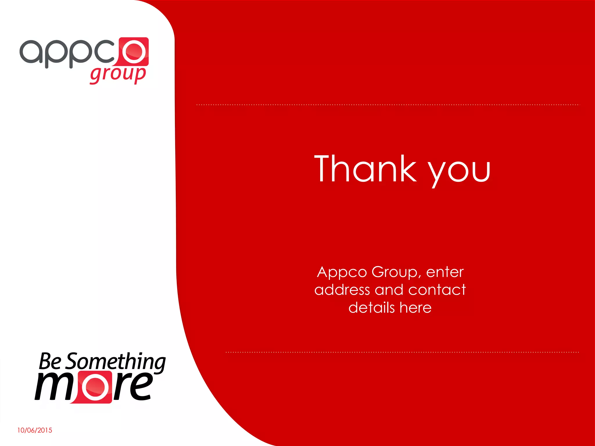 AppcoGroupTemplate | PPTX | Non-Profit Organizations | Industries