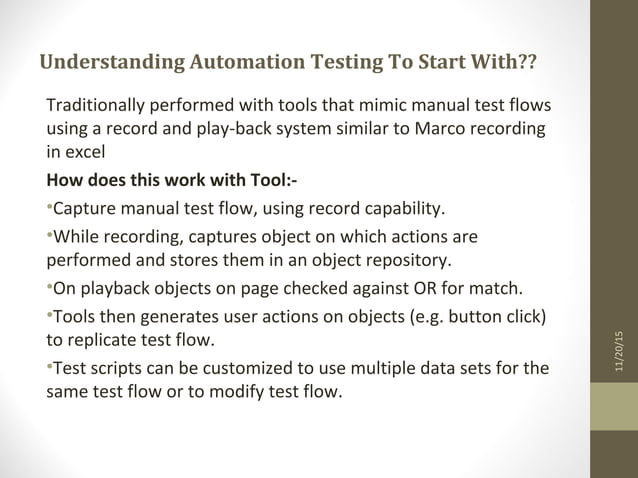 Hybrid Automation Framework Developement | PPT