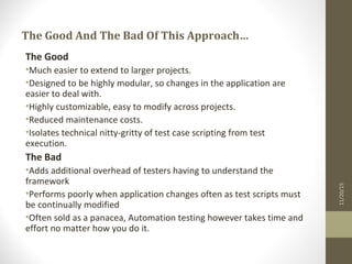 Hybrid Automation Framework Developement | PPT