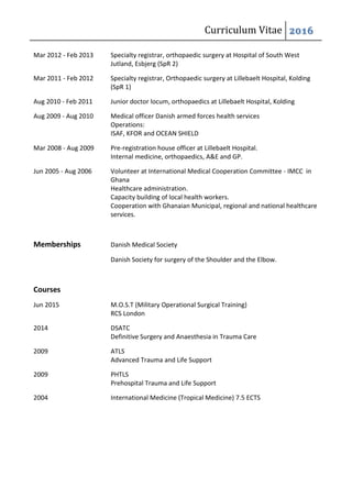 Karsten Modin CV UK | PDF