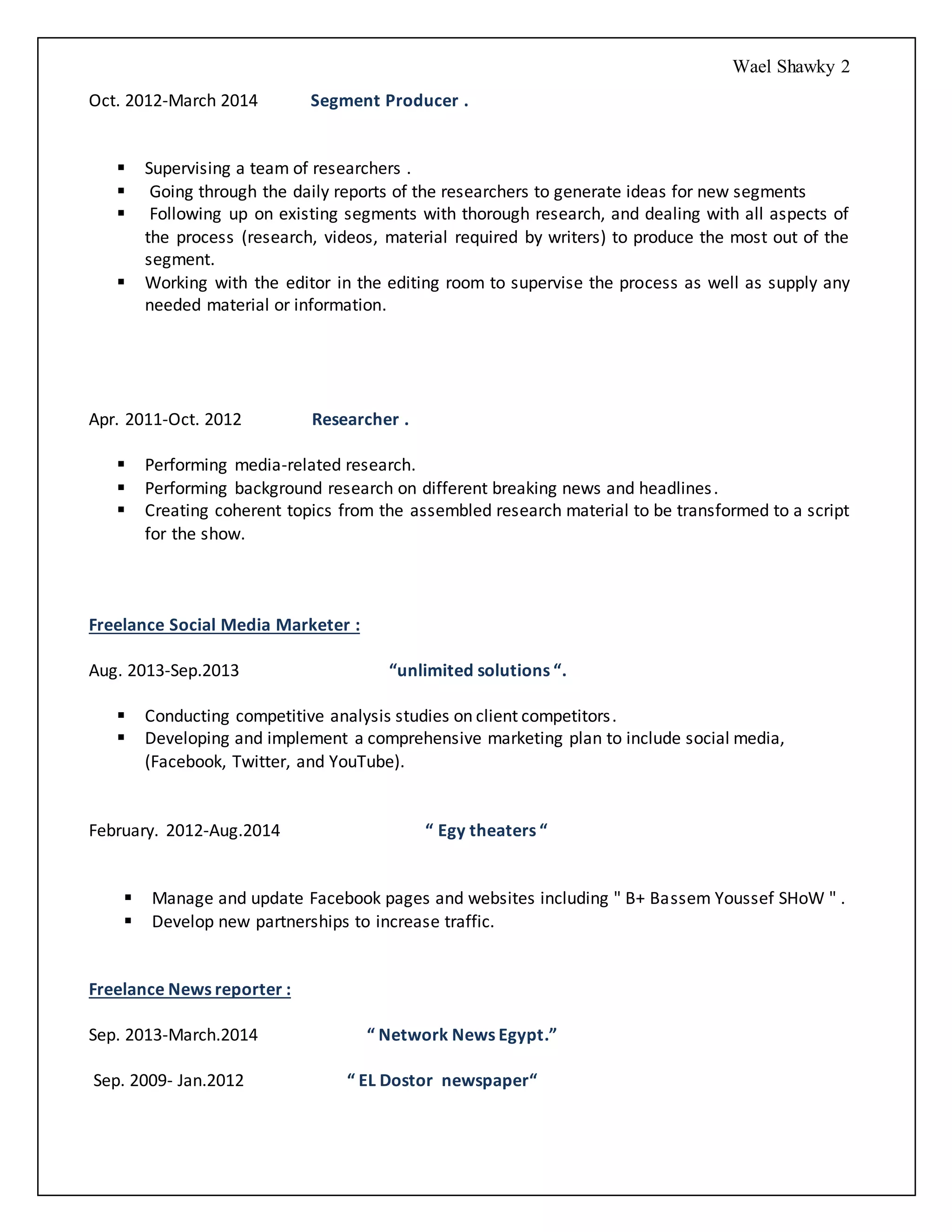 wael diab CV(1) | PDF