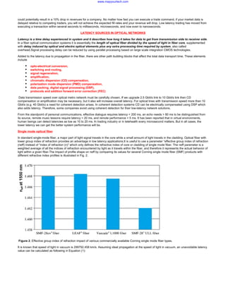 latencyin fiber optic networks | PDF | Computer Networking | Computing