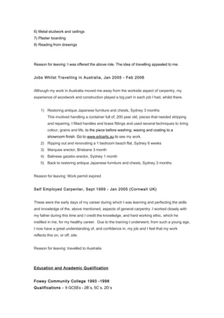 Andrew Legg`s CV | PDF