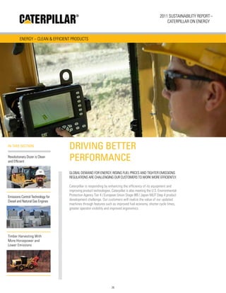 Caterpillar_Sustainability Report_2011 | PDF