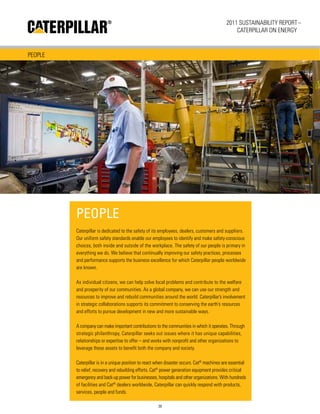 Caterpillar_Sustainability Report_2011 | PDF