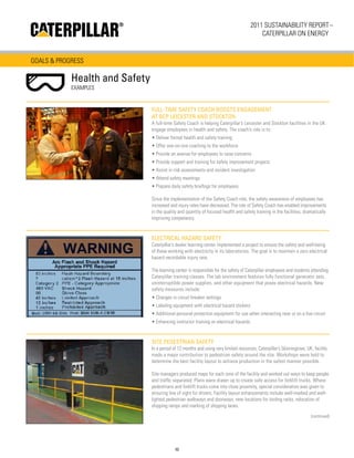 Caterpillar_Sustainability Report_2011 | PDF