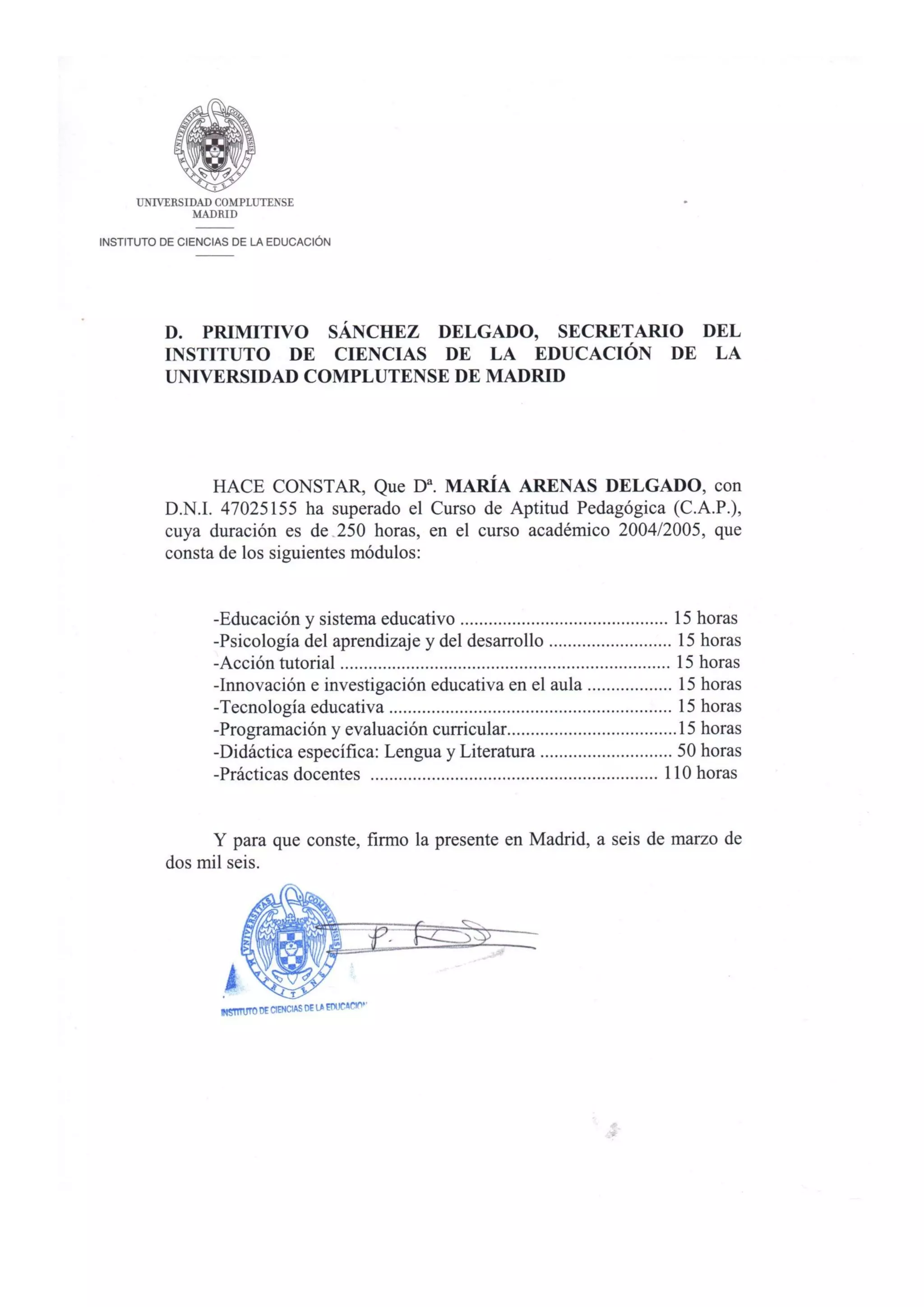 Spanish Teaching Qualification, translation, England and Scotland GTC | PDF