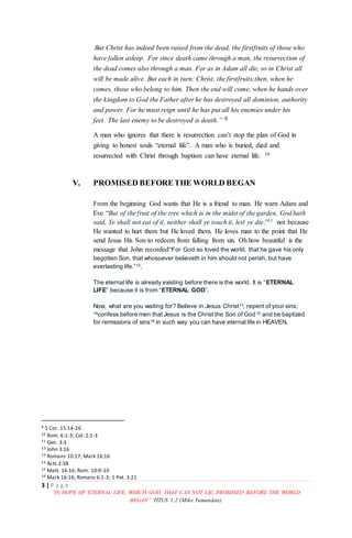 IN HOPE OF ETERNAL LIFE | PDF