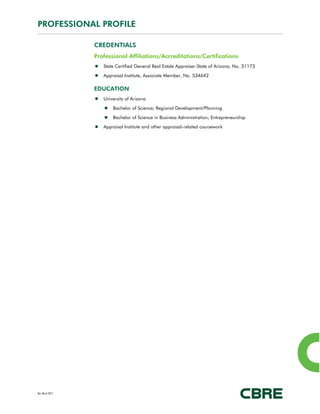 ByronBridges_resume | PDF | Real Estate