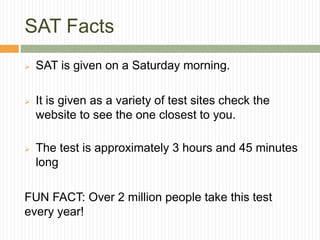 ACT & SAT TESTING1 | PPT