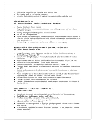 Ritu Varma - CV | DOCX | Business Administration | Business