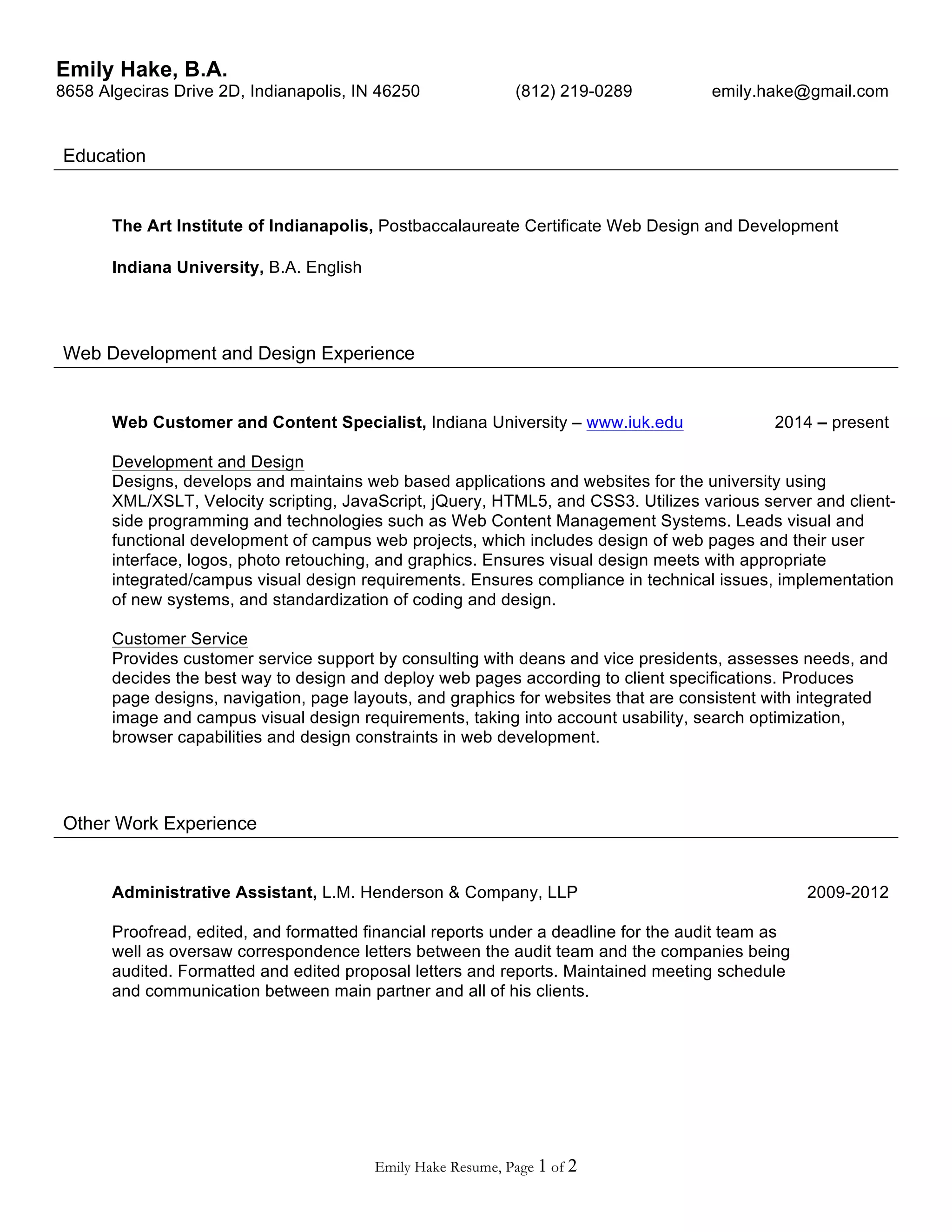 resume-emily-hake | PDF