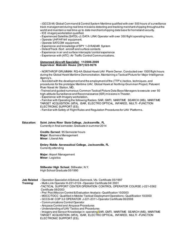 military resume | DOCX