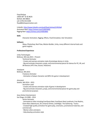 FloydBishopResume | PDF
