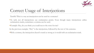 Interjections | PPTX