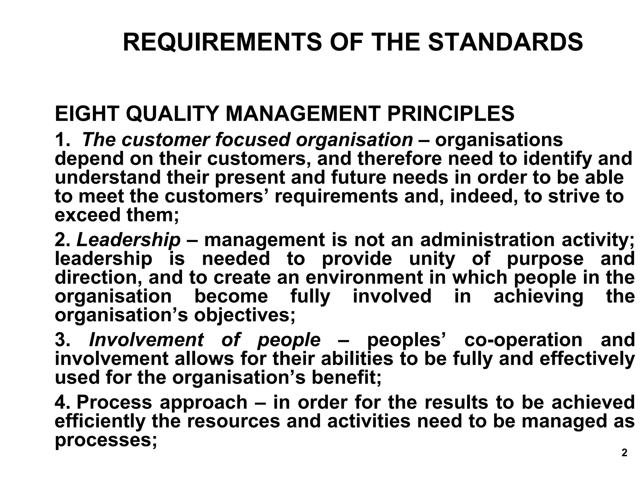 2-ISO 9001-08 REQUIREMENTS-print | PPT